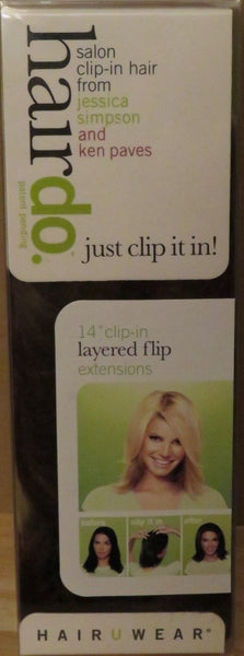 Jessica Simpson | 14" Layered Flip Clip-In Extensions | 30% OFF - Hair ...